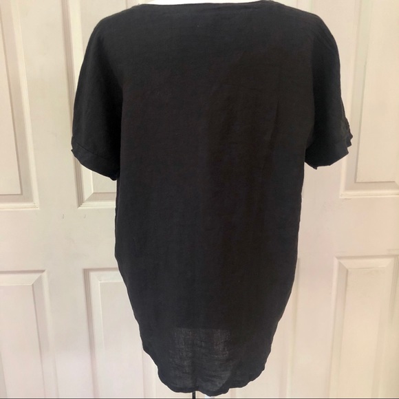 Lisa Bayne | Tops | Lisa Bayne Chateau Linen Top Xs | Poshmark